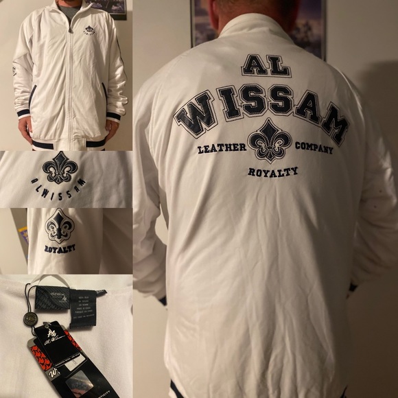 Jackets & Coats | Vintage Al Wissam White 2xl Fall Jacket | Poshmark